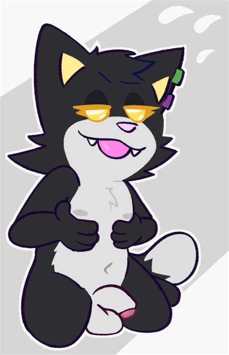 Rule 34 Alternate Version Available Anthro Black Body Black Fur