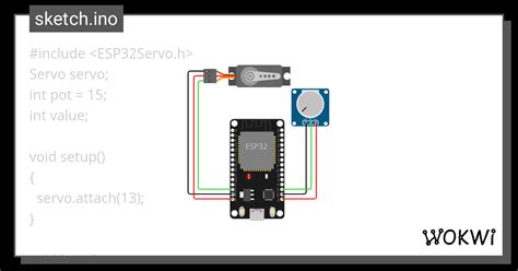 Esp 32 Servo Motor Wokwi Esp32 Stm32 Arduino Simulator