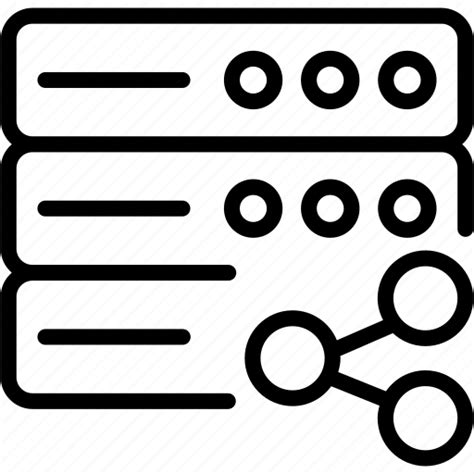 Data Database Dbms Ordbms Rdbms Share Storage Icon