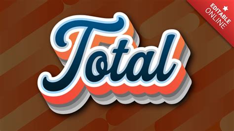 Total Text Effect Generator