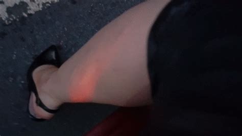 This Is What My Feet Look Like In High Heels And Bare Feet Pumping Car