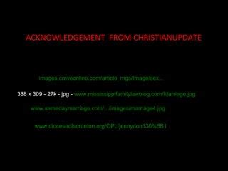 DEFICIT SEX AND AFFECTION IN MARRIAGES PPT