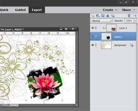 photoshop elements blending multiple images using clipping masks linda matthews