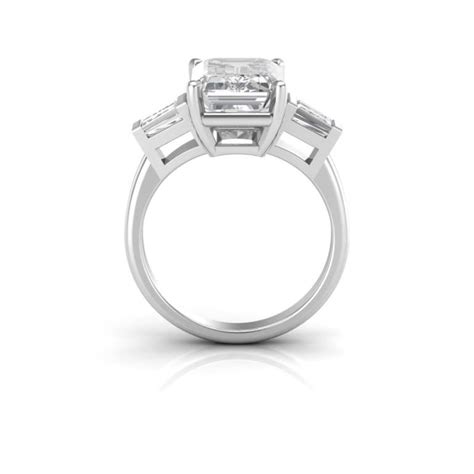 Naked Engagement Ring Oval My Moissanite Custom Jewelry Harro