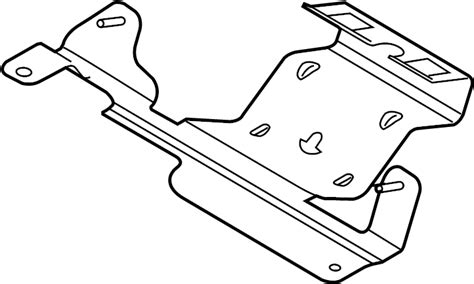 Ford Special Service Police Sedan Engine Control Module Ecm Bracket