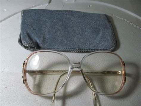 Vintage Luxottica Eyeglasses Irma Cristalsand Frame Gem