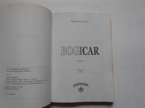 Bogicar Roman Berislav Kosier Esotheria 52200237