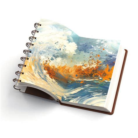 4k Notebook Clipart In Impressionistic Art Style Vector And Svg Imagella