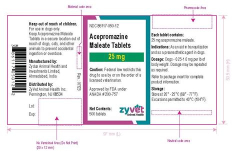 Acepromazine Maleate Tablets