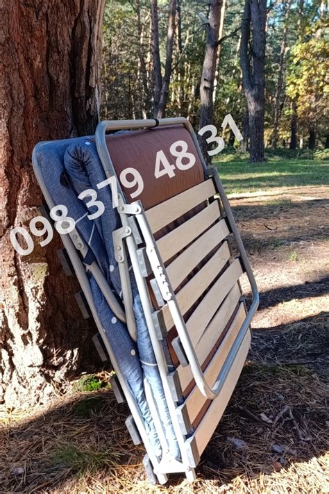 Розкладачка розкладушка з матрацом — ціна 1550 грн у каталозі Ліжка Купити товари для дому та