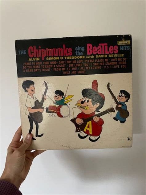 Vintage Vinyl The Chipmunks Sing The Beatles Hits Alvin Etsy