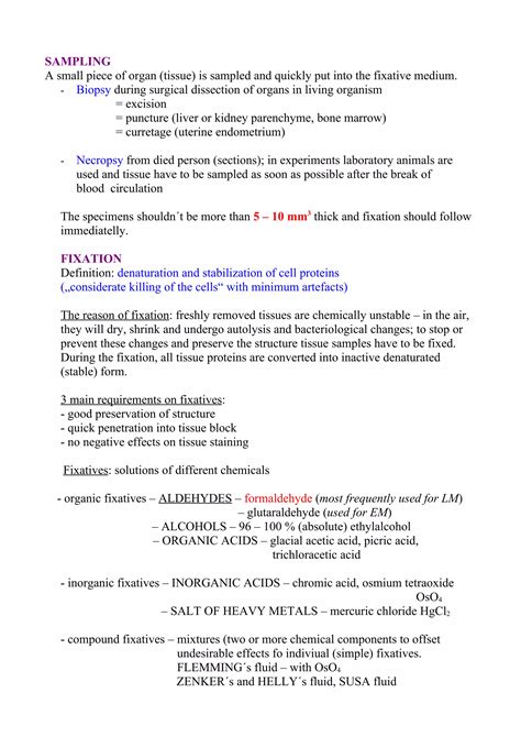 Tissue Processing Pdf