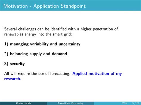 Probabilistic Forecasting How And Why PDF