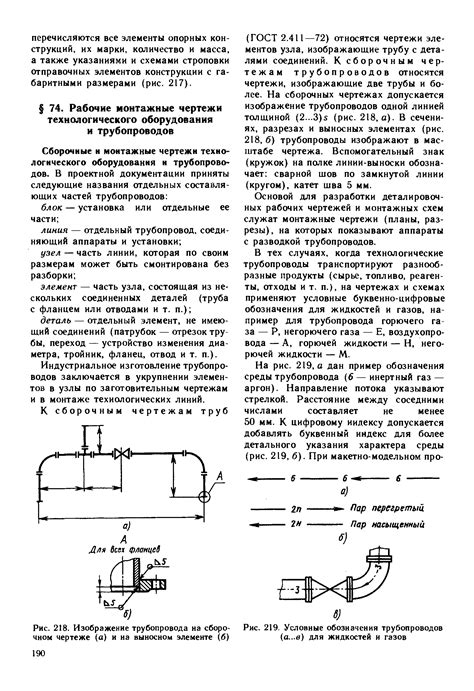 Условные обозначения на схемах трубопроводов