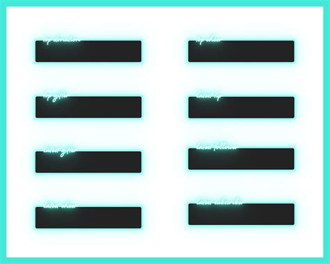 Animated Neon Stream Labels Twitch Labels Latest Follower Etsy Canada