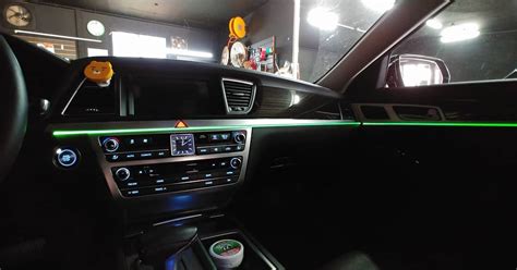 야무진튜닝 제네시스 G80 Dh 엠비언트라이트 튜닝 인스타쇼핑 페이스북샵 오픈이벤트🎉