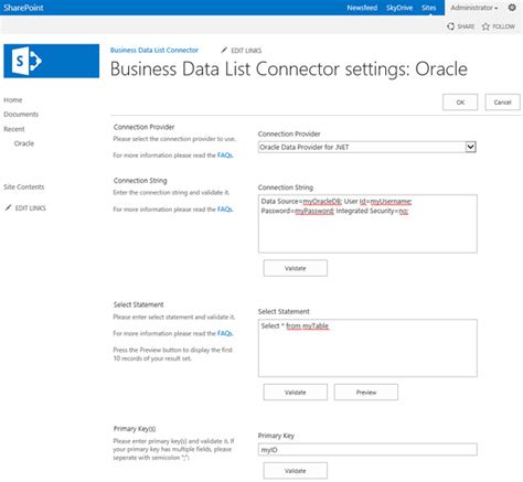 Oracle To Sharepoint Data Integration And Synchronization