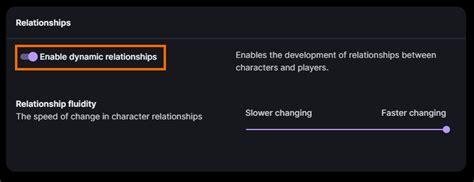 Relationships Inworld Ai