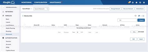 การ Config Ruijie Cloud ผ่าน Web Gui