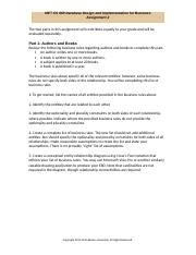 Cs Assignment Met Cs Database Design And Implementation For