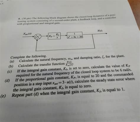 Solved Pts The Following Block Diagram Shows The Chegg