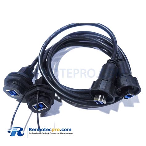 USB 3 0 Type B Male To USB 3 0 Type B Female Double Head Connector USB 3 0 Conversion Cables1M