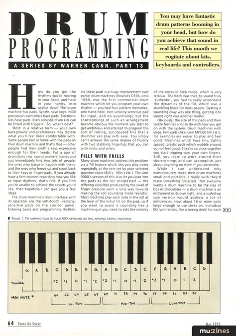 Drum Programming Sos May 93