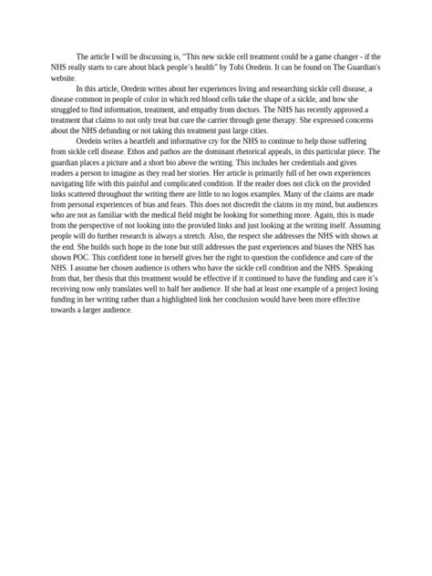 Rhetorical Analysis Intro Example Pdf