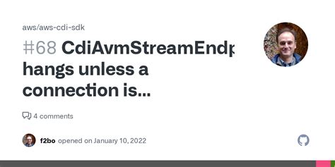 Cdiavmstreamendpointdestroy Hangs Unless A Connection Is Successfully