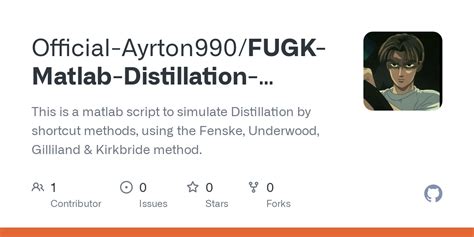 Github Official Ayrton990fugk Matlab Distillation Simulator This Is