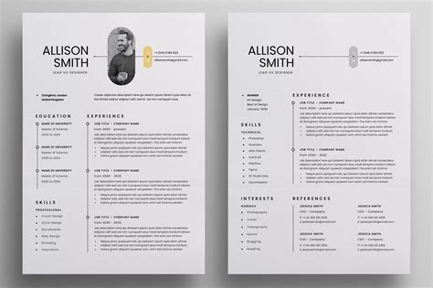 Resume Cv Artofit