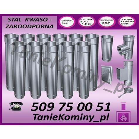 PAKIET 12 m KOMIN OKRĄGŁY Fi 110 kwaso żaroodporny