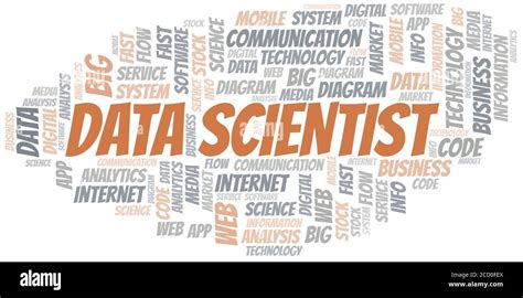 Data Scientist Vector Word Cloud Made With The Text Only Stock Vector Image And Art Alamy