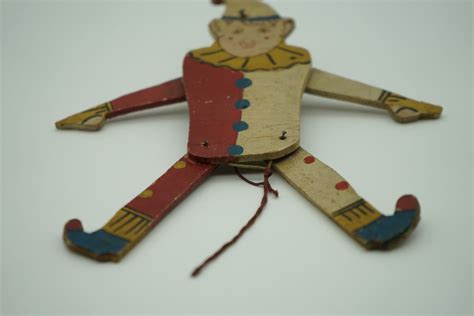 Vintage Pull String Puppet Toy Retrolicity