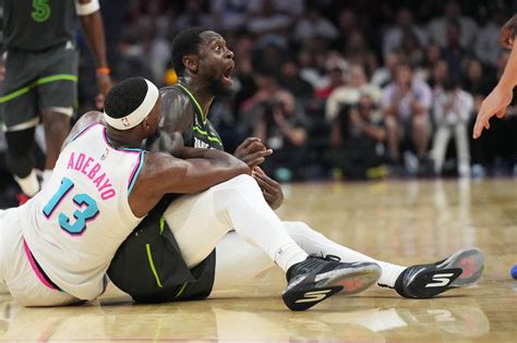 Nba Timberwolves Hang On To Edge Heat For 4th Straight Win