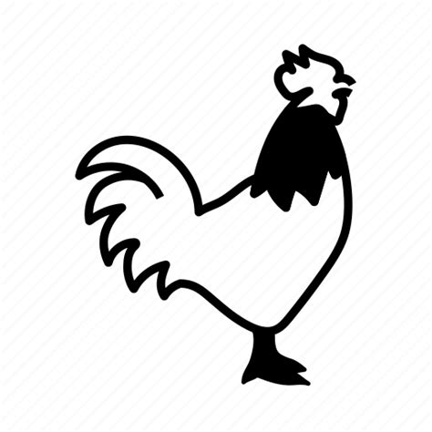 Farming Cock Poultry Chicken Hen Farm Icon Download On Iconfinder