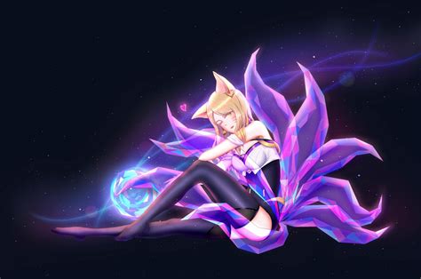 Kda Ahri Wallpapers And Fan Arts League Of Legends Lol Stats