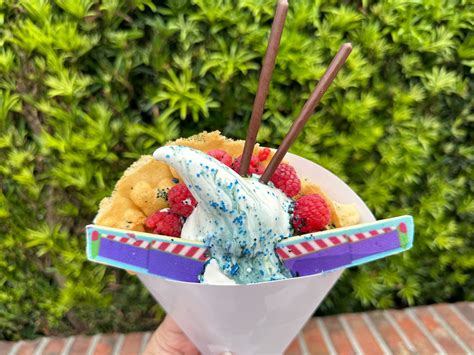 First Look Buzz Lightyear Waffle Cone Sundae At Marketplace Snacks In