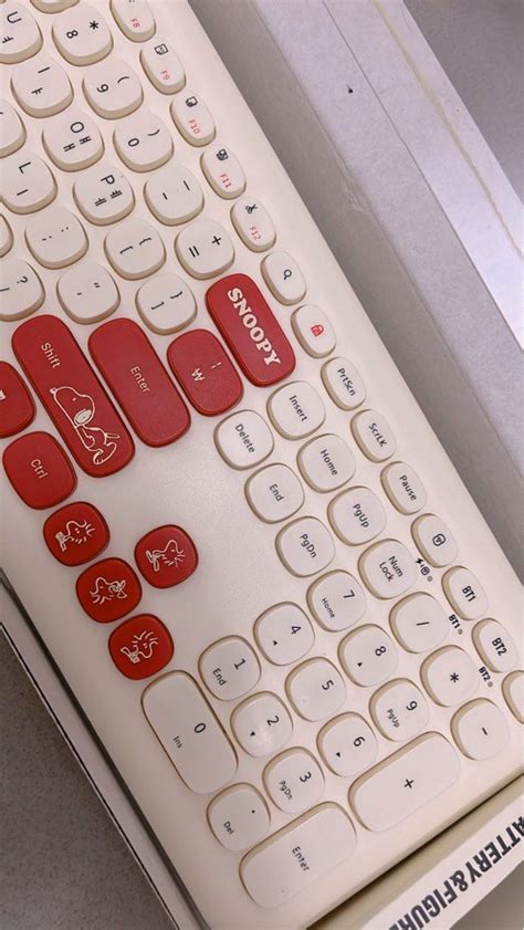 [royche] snoopy multi pairing wireless keyboard computers and tech