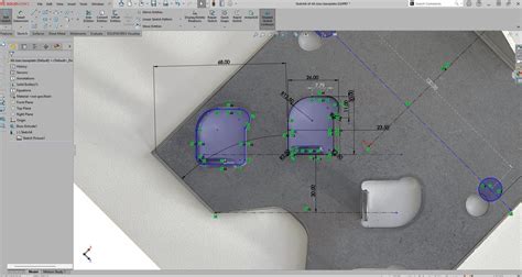 Copy And Paste Sketches Sketch Entities With Dimensions R Solidworks