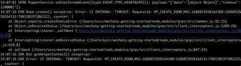 Room CreateRoom Timeout Issue 169 Wechaty Getting Started GitHub