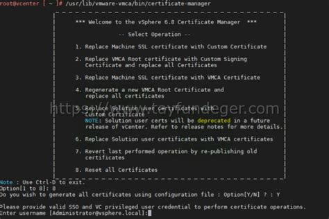 VCenter Server Sertifika Reset VMware Virtualization Blog