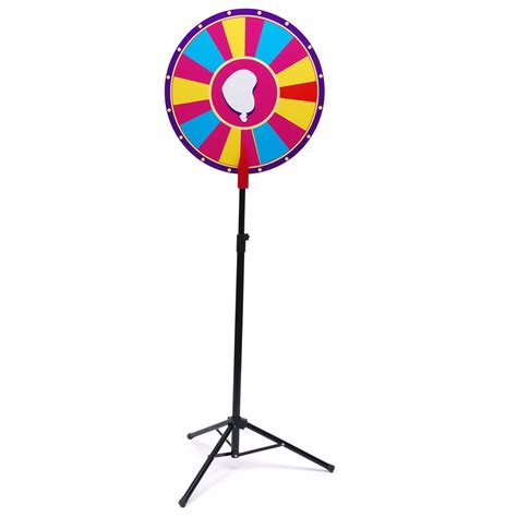 Buy 24 Inch Prize Wheel 18 Slots Color Prize Wheel With Folding Tripod