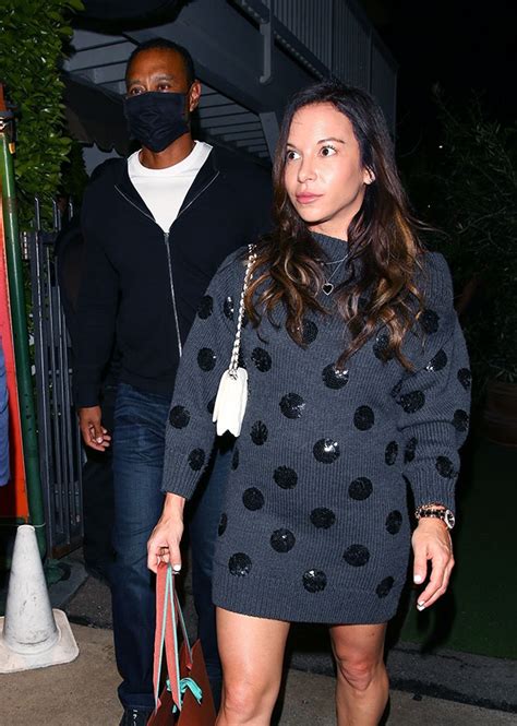 Tiger Woods And Gf Erica Herman Photographed On Rare Date Night 1 Year