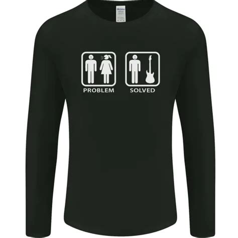 Probl Me R Solu Guitare Dr Le Guitariste Hommes T Shirt Eur