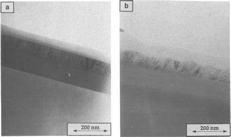Cross Sectional Tem Micrographs Of Silicon Films Deposited At 570~ And