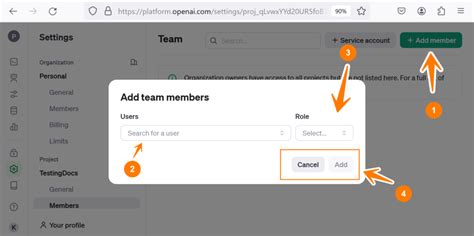 Add Team Members To Openai Project Testingdocs