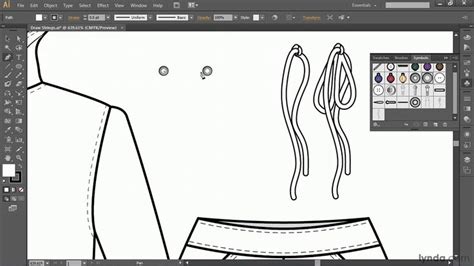 Illustrator Tutorial Creating Symbols For Drawstrings And Lacing Lynd