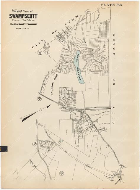 Greater Lynn Massachusetts 1924 Plate 016b Swampscott Wardmaps Llc