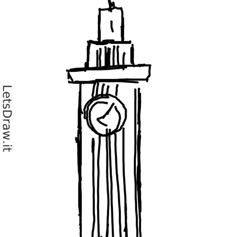 How To Draw Clock Tower Ubuhehj Png LetsDrawIt